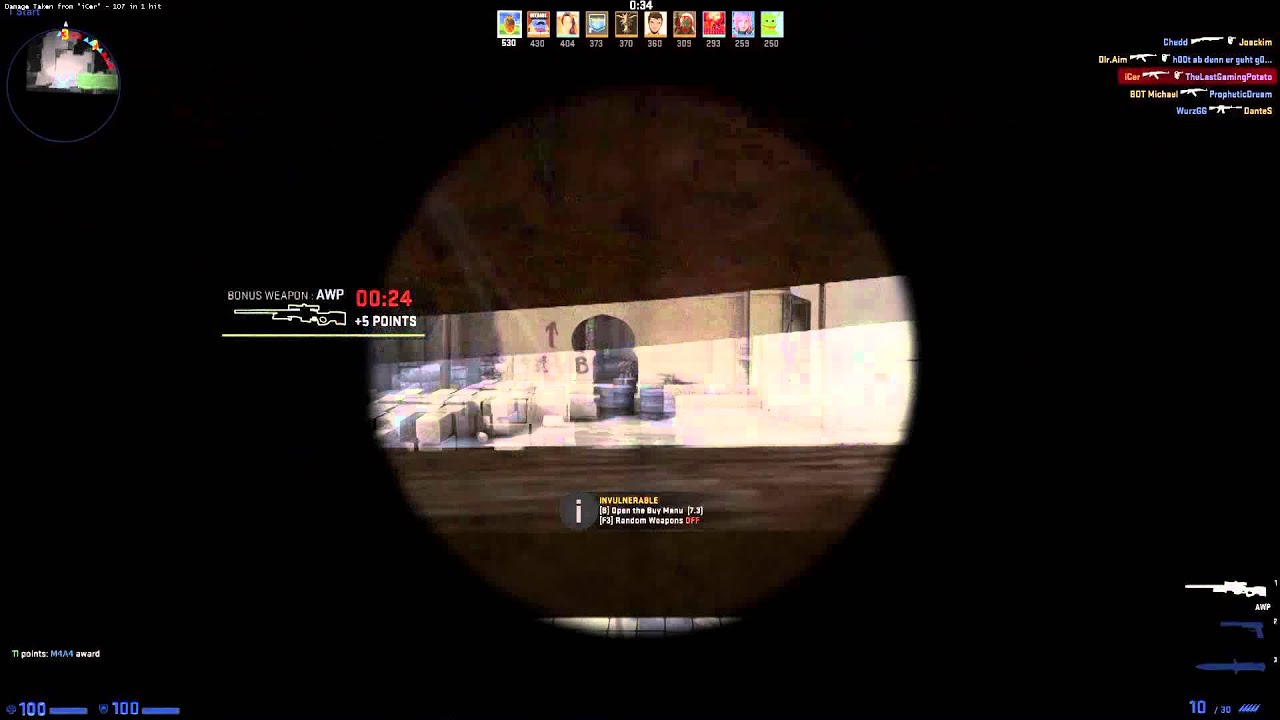 Dust2 retarded DM spawn bug - YouTube