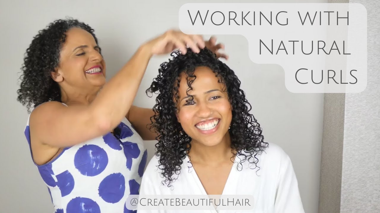 Working with Natural Curls. The best hair prep techniques - create ...