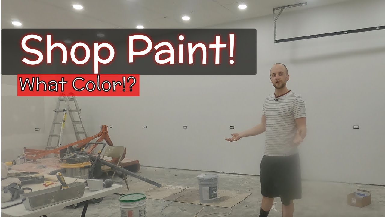Dream Shop Build 30x30 - Time for Paint! - YouTube