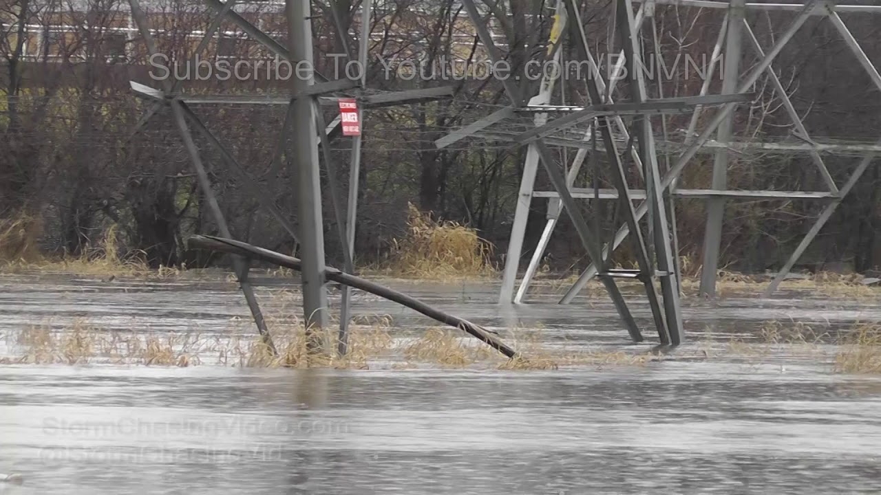 Salt Creek Flooding, Addison, IL - 2/20/2018 - YouTube