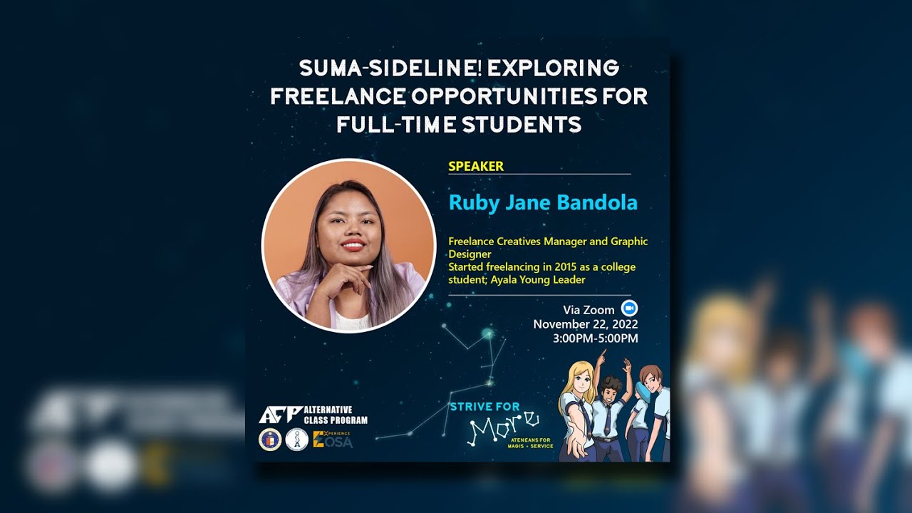 Suma-Sideline! Exploring Freelance Opportunities for Full-Time Students - YouTube