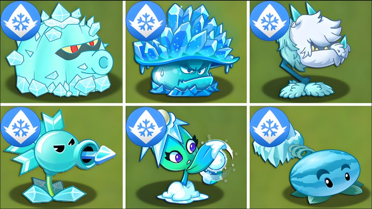 All ICE Plant Max Level vs. All Final Bosses: Pvz 2 Mod Final Boss ...