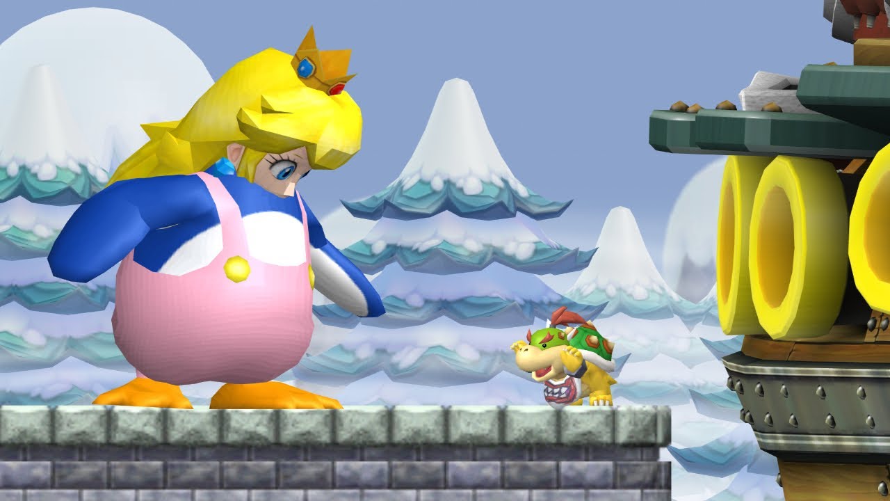 Giant New Super Mario Bros. Wii Peach - Walkthrough - #06 - YouTube