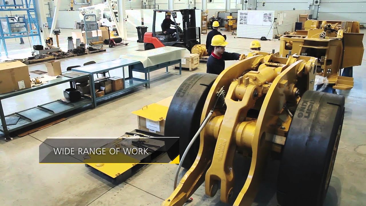 Equipment rebuild shop - YouTube