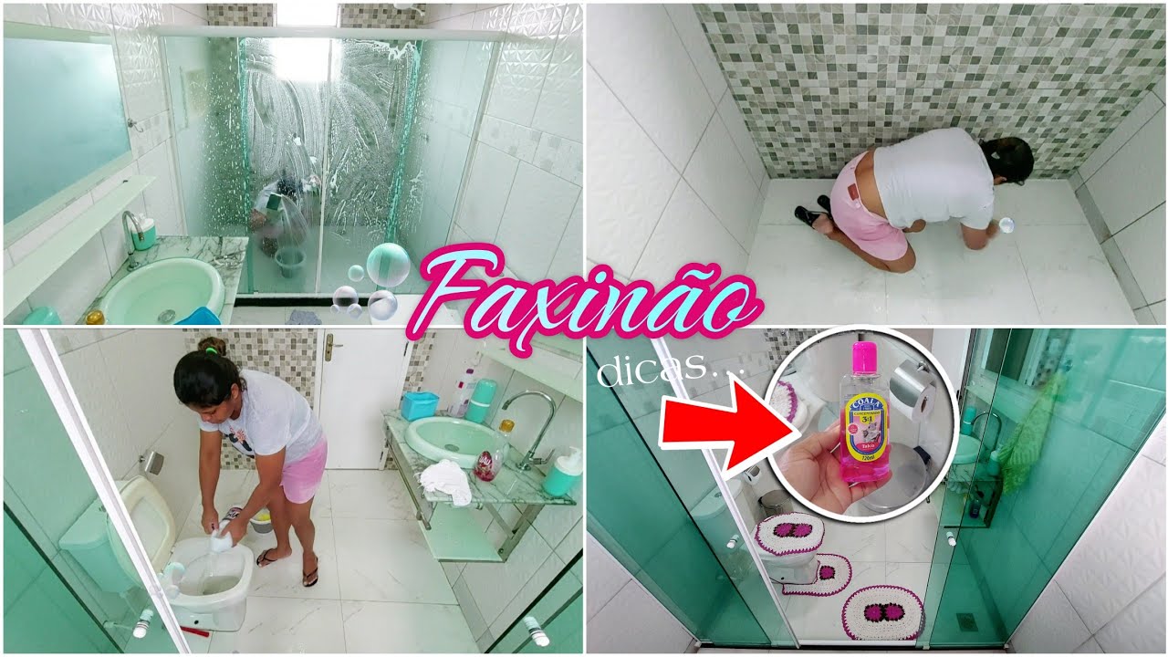 🪣 FAXINÃO PESADÃO NO BANHEIRO🚿 | FICOU LIMPISSÍMO!🧼 - YouTube