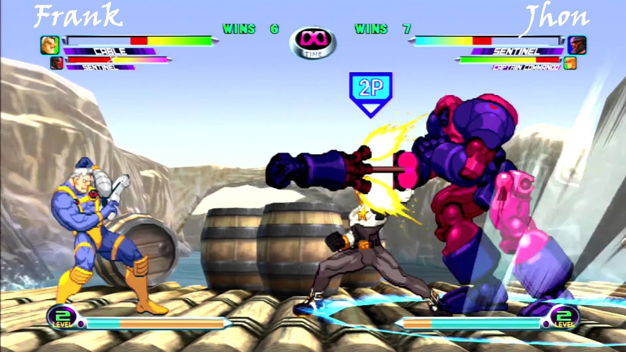 MvC2 Cable Advanced Tactic AHVB in HSF - YouTube