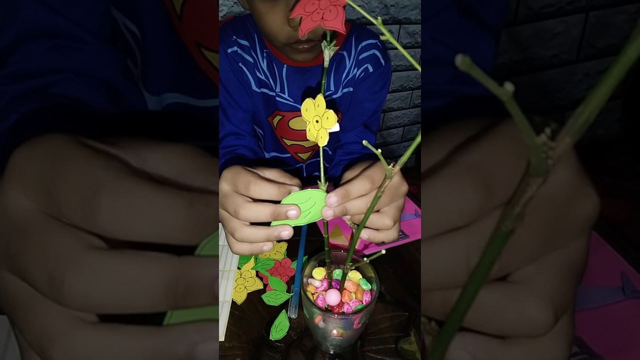 Membuat Kreasi gunting tempel kertas Origami - YouTube