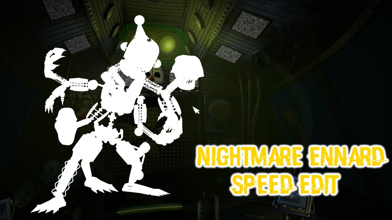[FNAF/Speed Edit] Nightmare Ennard - YouTube