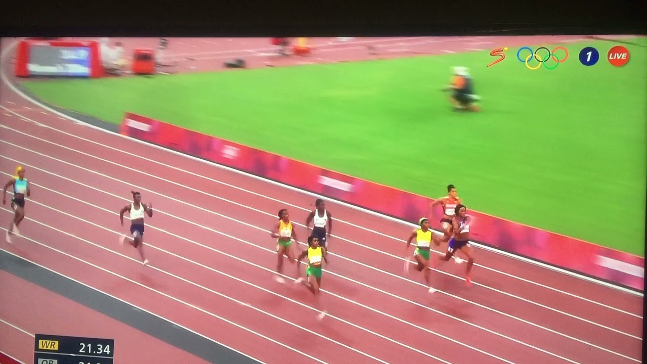 Women 200m Final Olympic Games 2021: Thompson vs Mboma vs Thomas - YouTube