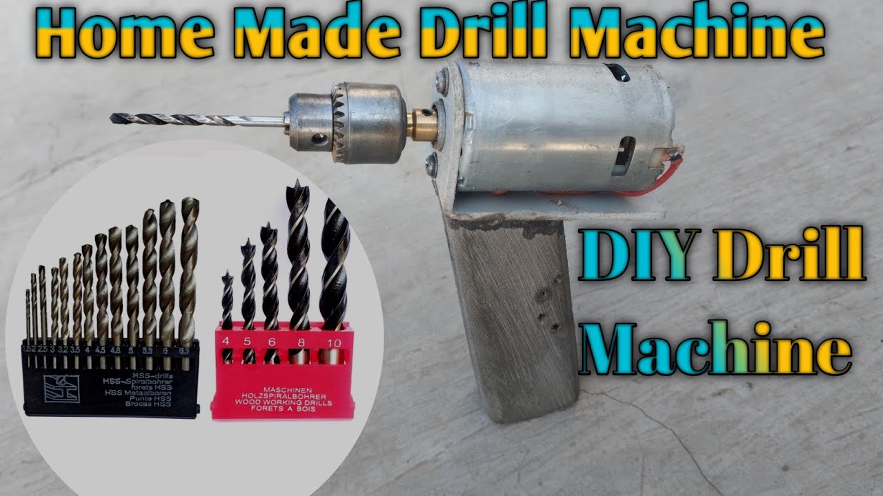 || How To Make Powerfull Drill Machine || Rechargeable Drill Machine ...