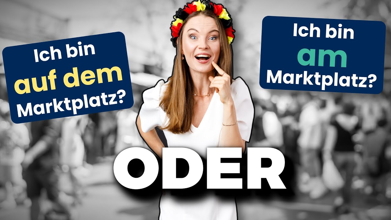 AUF oder AN I Lerne endlich den Unterschied I Deutsche Präpositionen I ...