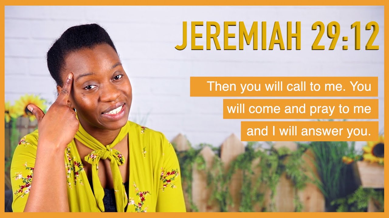 Jeremiah 29:12 - Memory Verse with Ms.T | Bible Devotions for Everyone ...