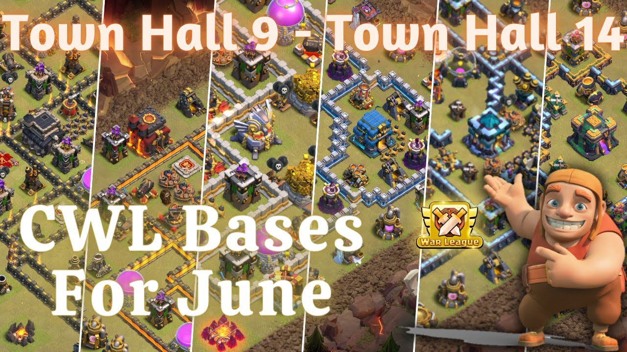 TH9 - TH14 CWL Bases for June - YouTube