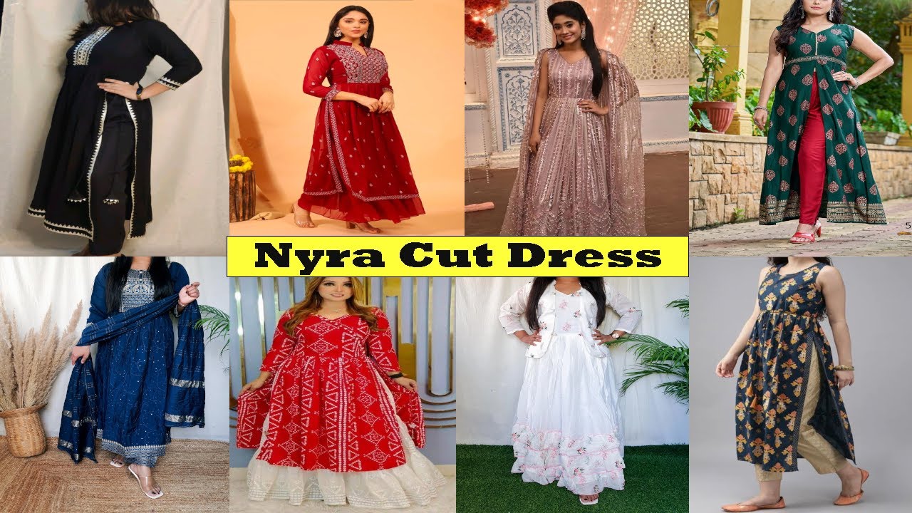 Nyra Cut Dress || Partywear Collection || Ready To Wear - YouTube