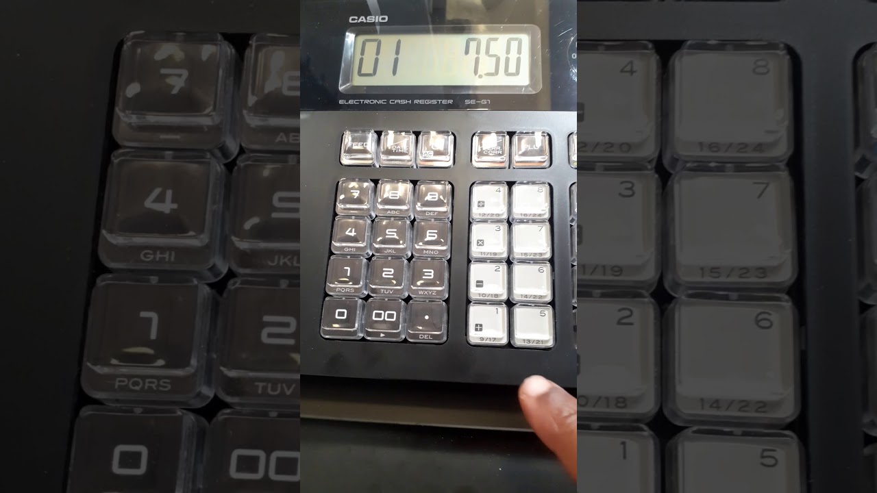 How to use CASIO SE-G1 - YouTube