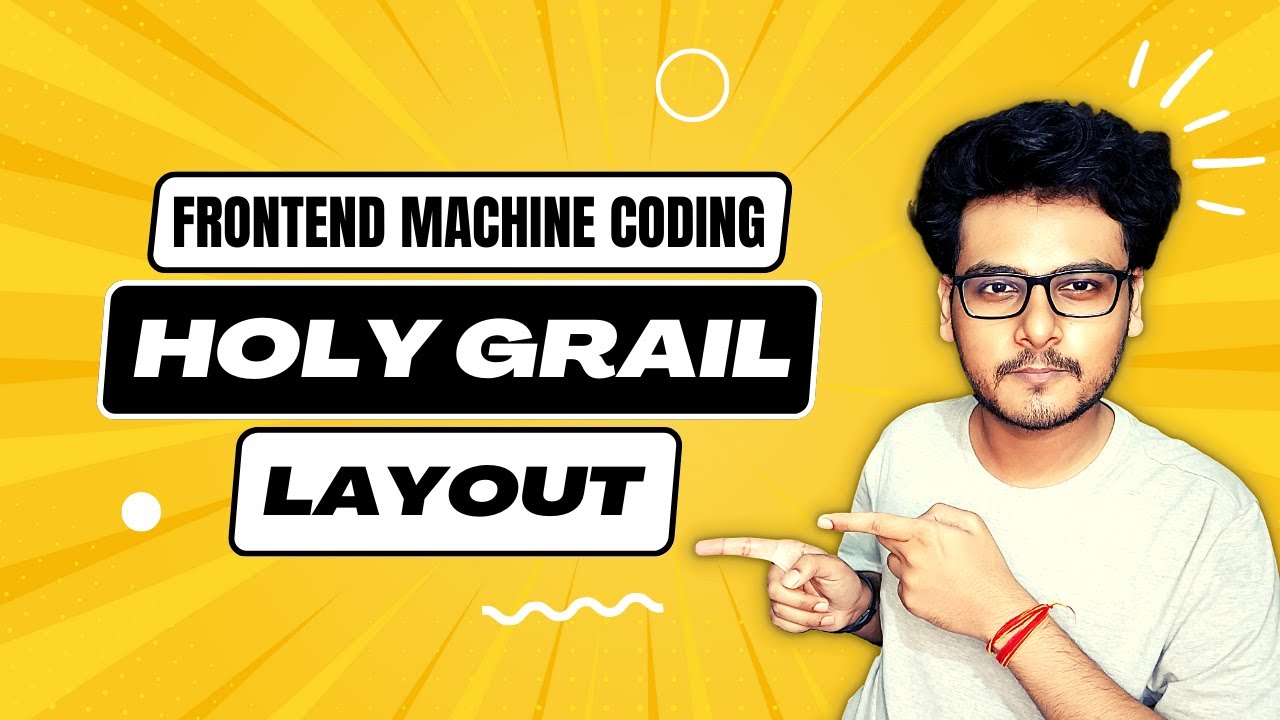 Holy Grail Layout Frontend Machine Coding Question Css Interview 6696