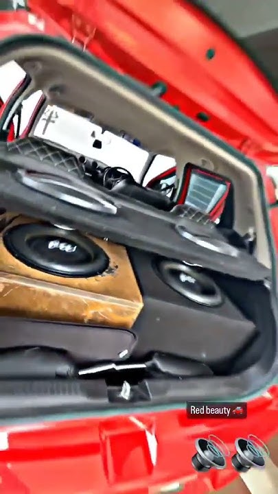 Bulk audio double 500 Rms Red beauty swift - YouTube