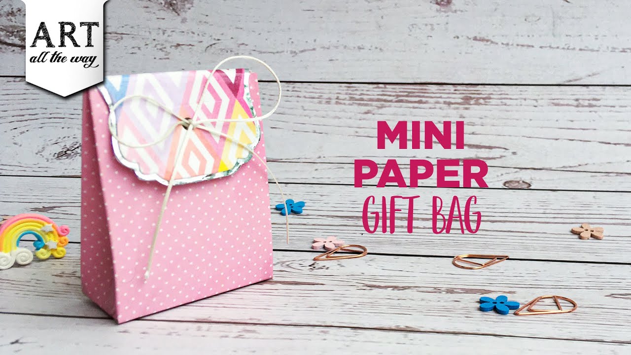 Mini Paper Gift Bag | DIY Personalized Gifts | Party Favor Ideas ...
