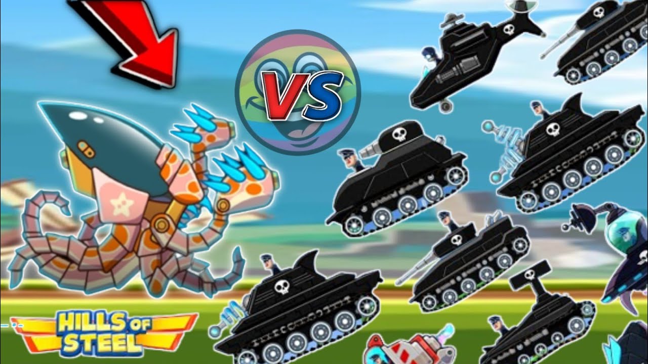 Hills of Steel! Tank Boss Battle NEW MYTHIC TANK KRAKEN VS ALL BOSSES ...