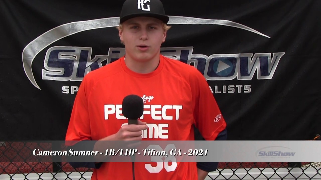 Cameron Sumner - 1B/RHP - Tifton, GA - 2021 - YouTube