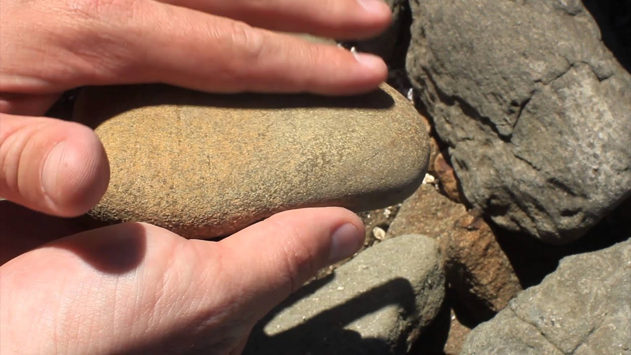 #30 Muller Grinding Stone - Aboriginal Stone Tools - YouTube