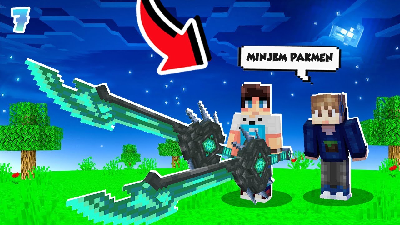 KITA MENDAPATKAN 2 SENJATA LEGENDARIS PALING OP DI MINECRAFT!!! - YouTube