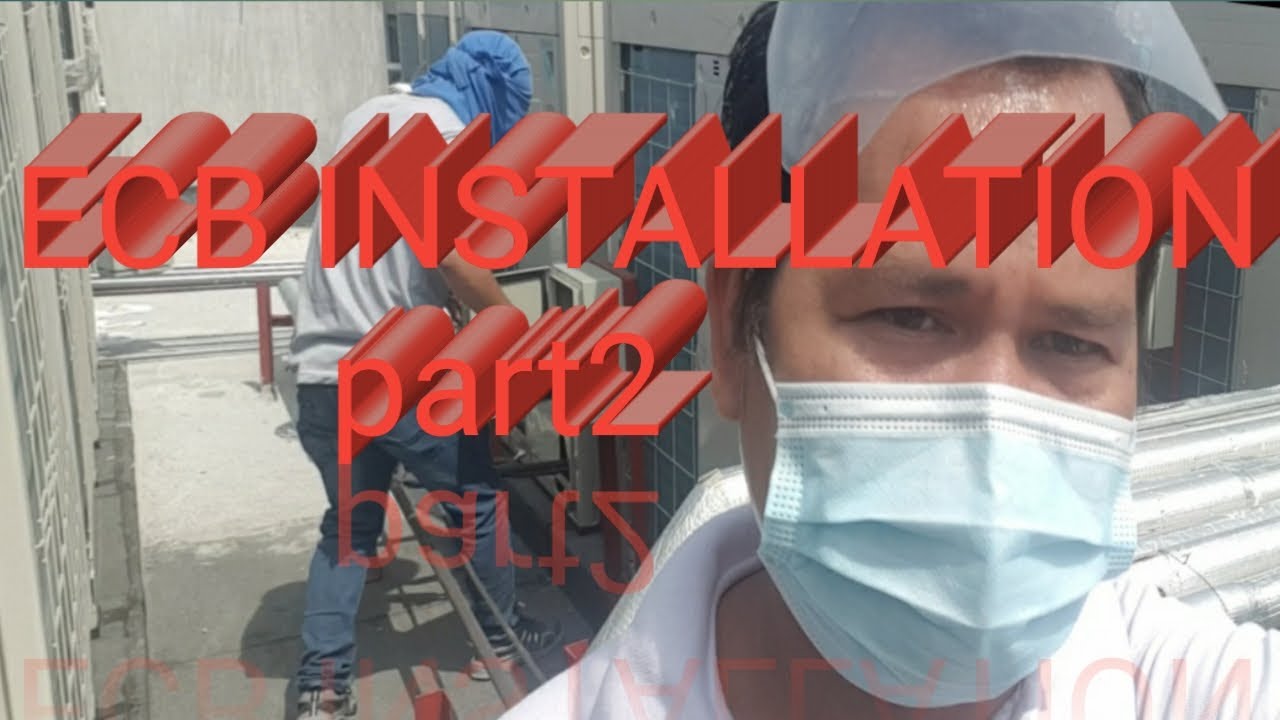 ECB INSTALLATION OF ACCU VRV TYPE part 2 - YouTube