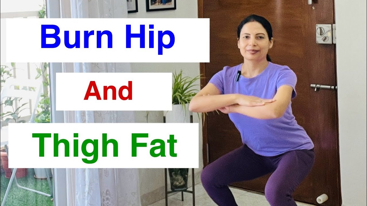 Hip and Thigh Fat Burning Workout 🔥| Lose Hip and Thigh Fat 💯 - YouTube