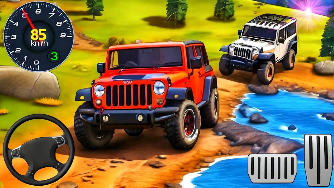 Offroad 4x4 Driving Car Games - Mountain Climb 4x4 - Android Gameplay ...