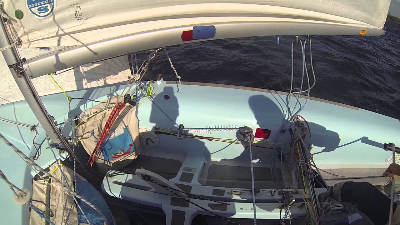 470 sailing first person - YouTube