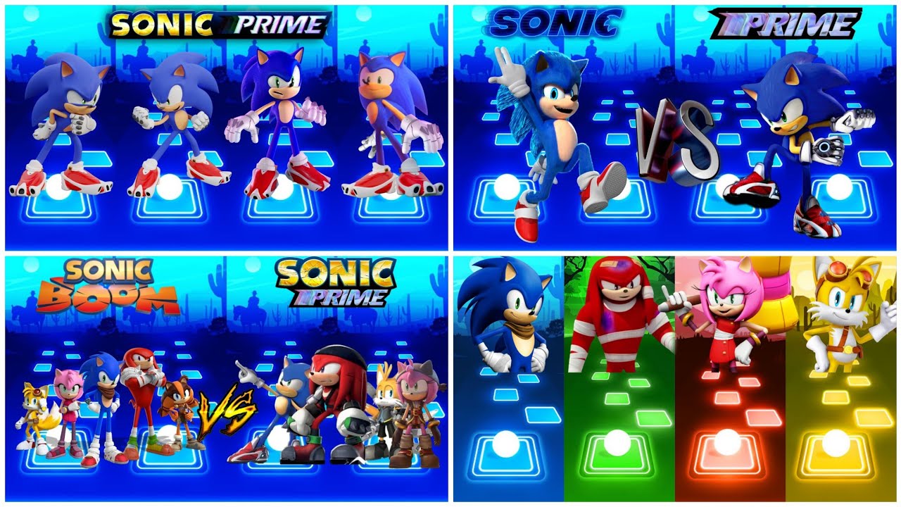 All Character Megamix | Sonic Prime - Sonic - Sonic Boom - Amy - Tails ...