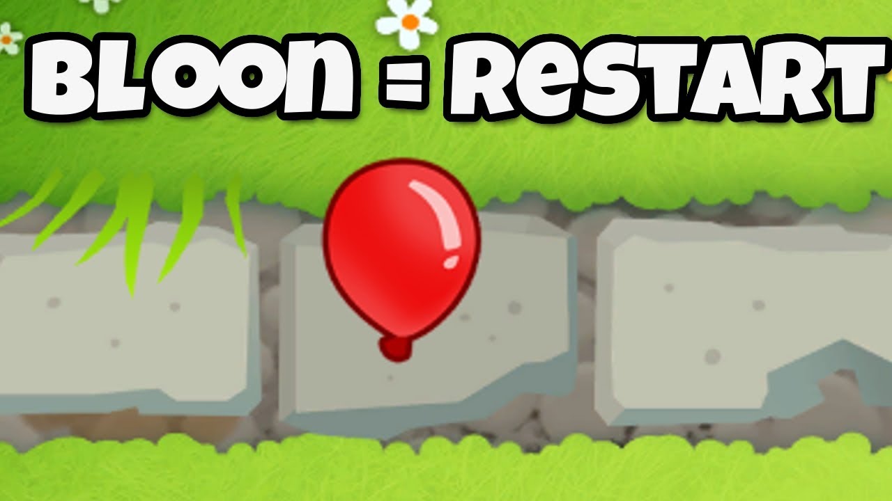 BTD6 aber JEDER BLOON den man sieht ist GAME OVER - YouTube