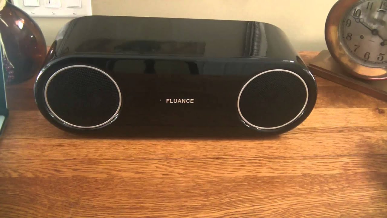 Review Fluance Fi30 bluetooth speaker - YouTube