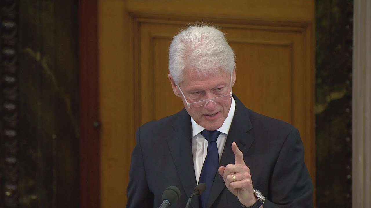 Full speech: Bill Clinton's eulogy for Martin McGuinness - YouTube