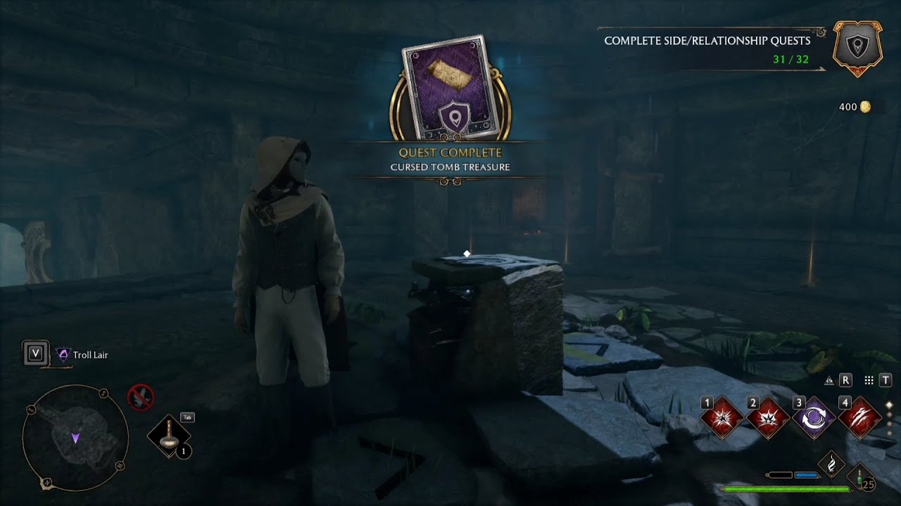Use the Mysterious Map Fragment to find the Treasure || Hogwarts Legacy ...