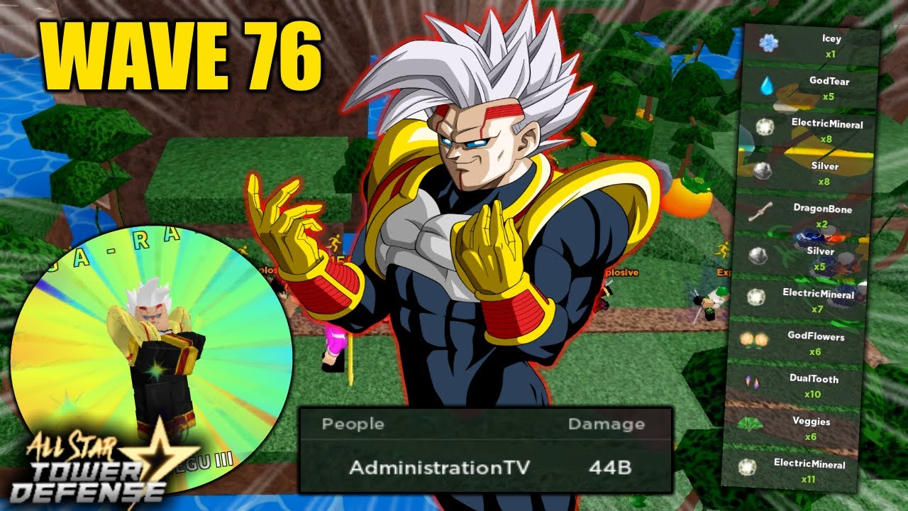 Level 100 Baby Vegeta in Material (ORBS) Farming (wave 76) | All Star ...