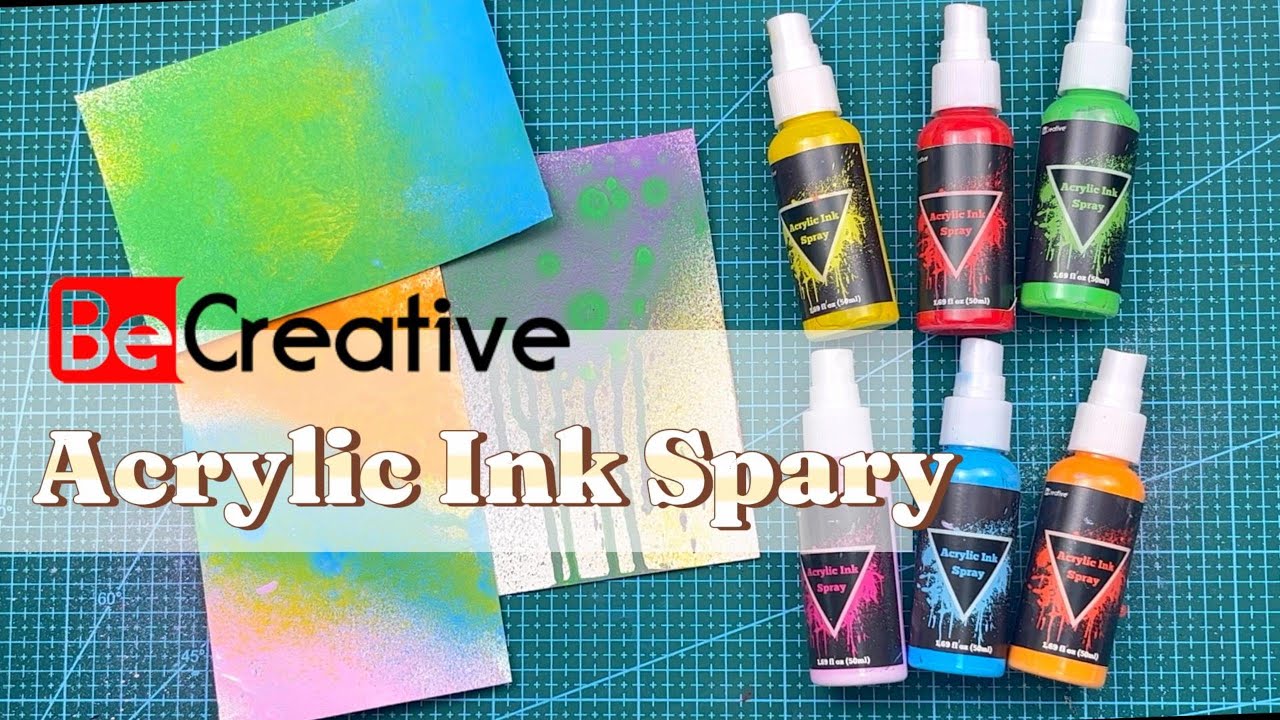 Basic functions of Acrylic Ink Spary - YouTube