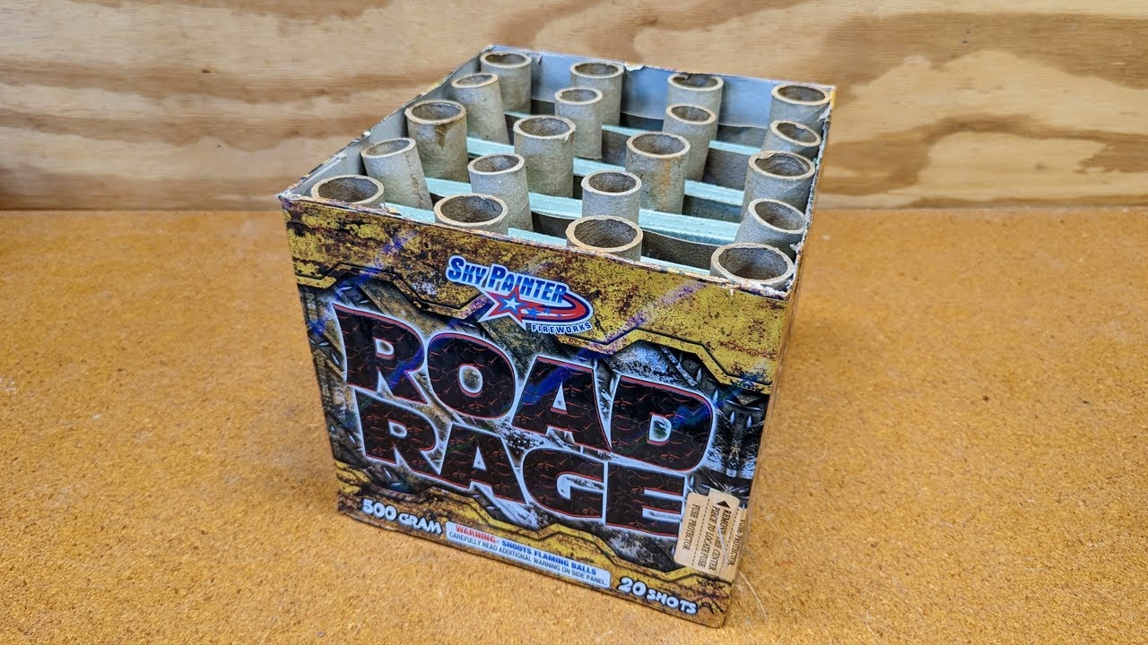 Road Rage | 500g Cake | Sky Painter Fireworks - YouTube