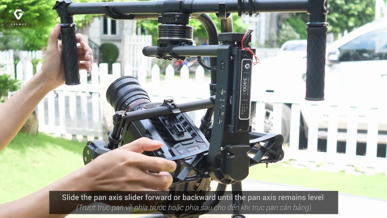 Gremsy tutorials: How to balance Gremsy H16 - YouTube