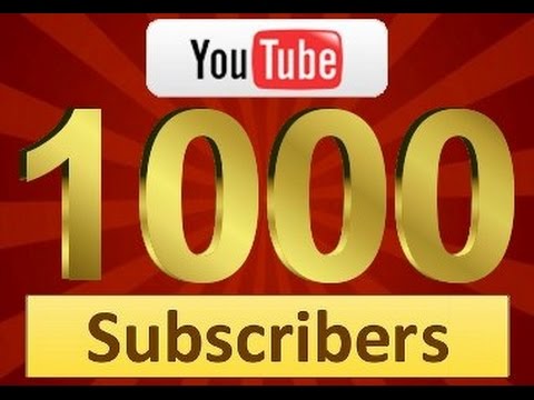 1,000 Subs! - YouTube