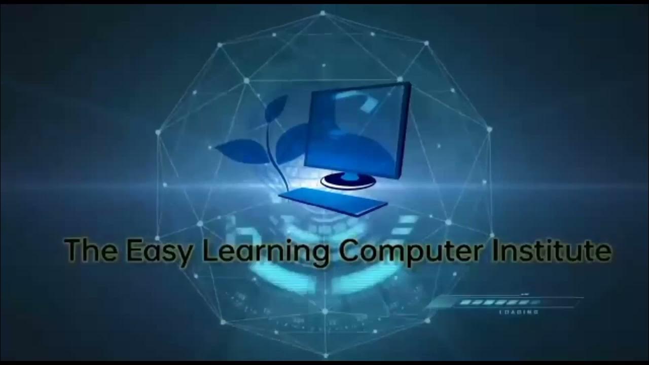 First Day of Computer class ll The Easy Learning Computer Institute # ...