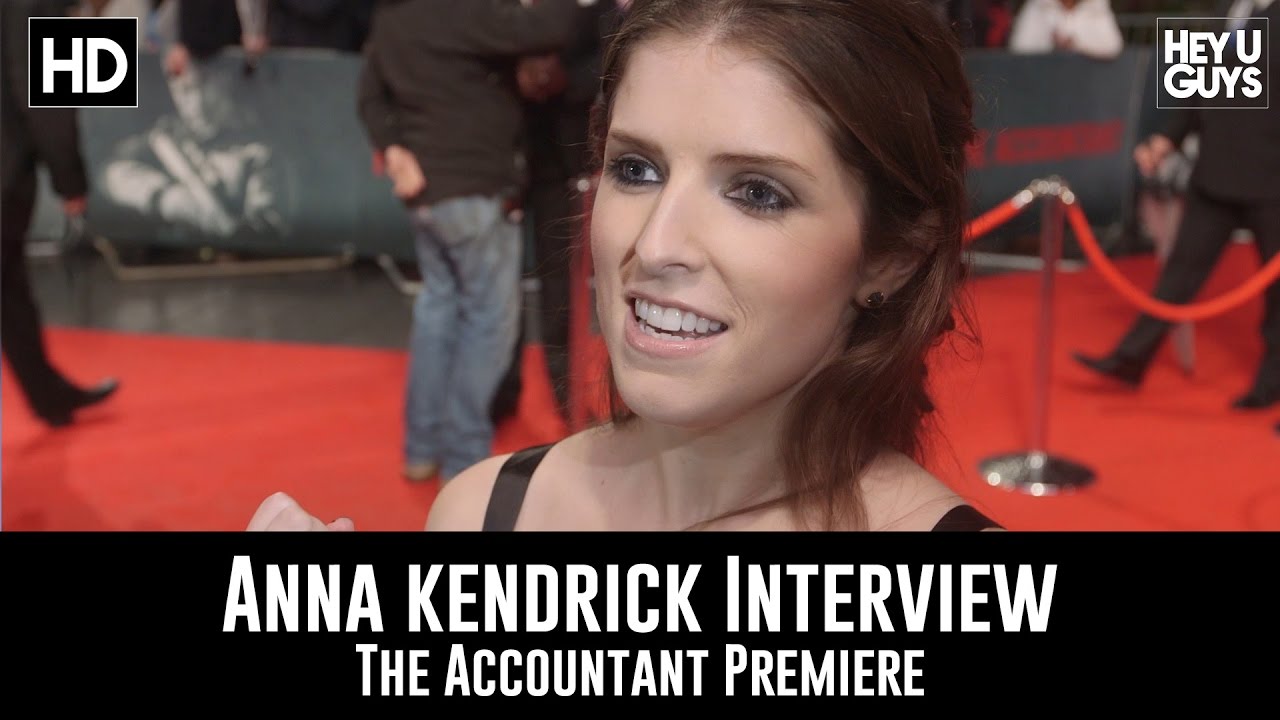 Anna Kendrick Premiere Interview - The Accountant - YouTube