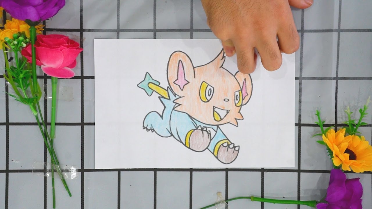 Color a picture of a naughty pokemon - YouTube