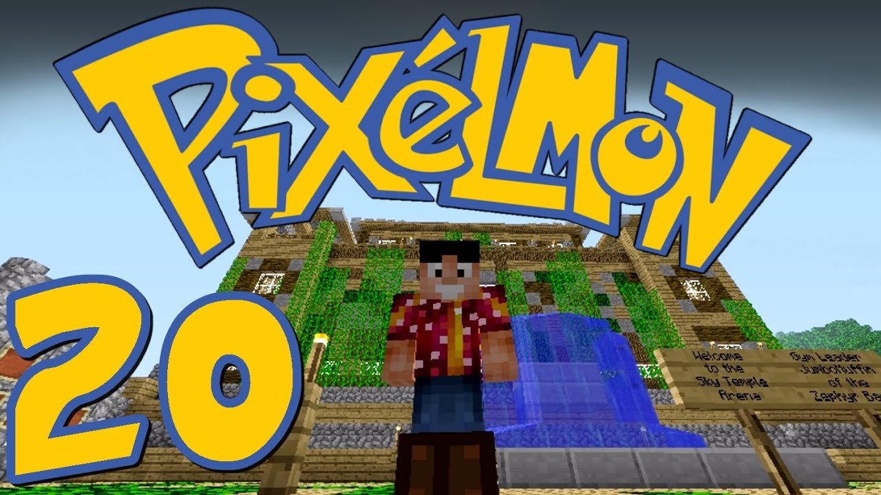Minecraft Pixelmon - Ep. 20 - Sky Temple Arena! - YouTube