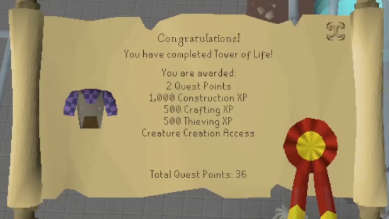 Old School RS-Tower of Life任务全流程攻略（实时） - YouTube