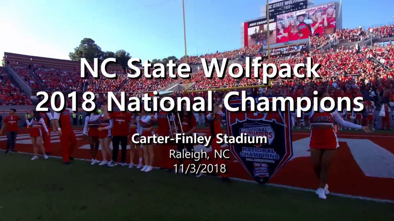 NC State Dance Team and Cheerleaders 2018 Champions - YouTube