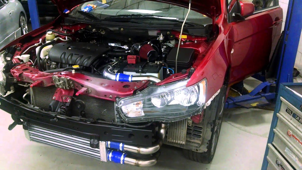 Lancer CVT com Kit Turbo Light by TECNOBOX. - YouTube