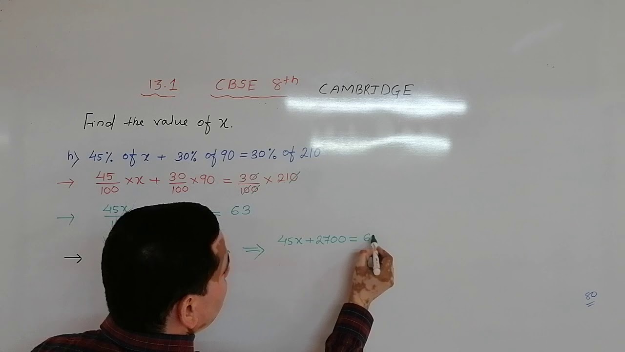 CBSE Board 8th maths Cambridge text book - YouTube