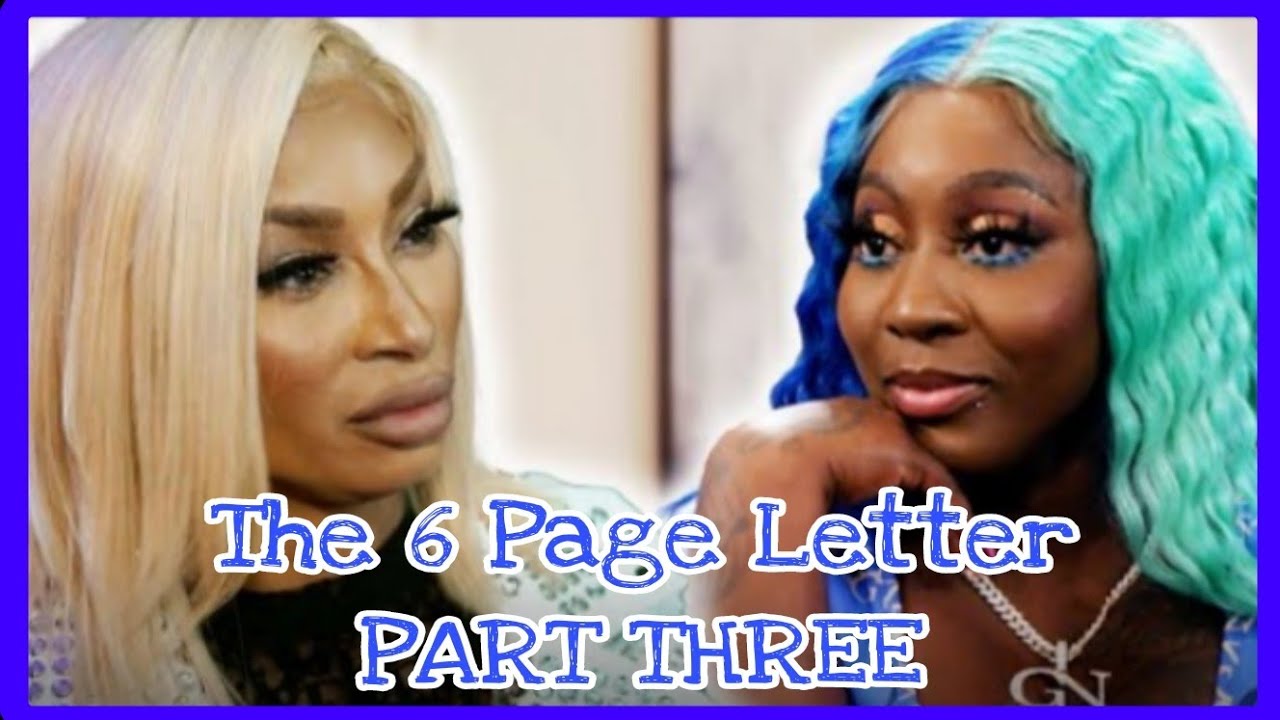 SPICE READS 6 PAGE LETTER TO KARLI REDD PART 3 LOVE & HIP HOP ATLANTA ...