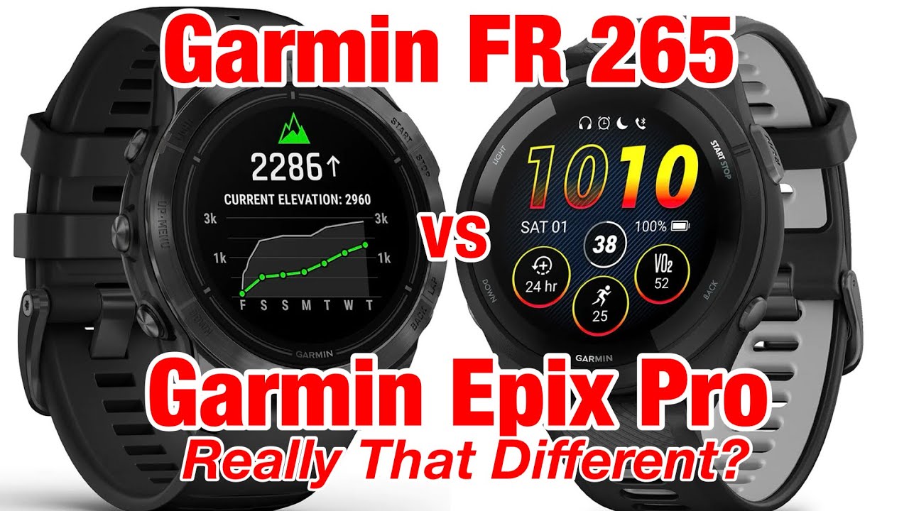Garmin Forerunner 265 vs Garmin Epix Pro - $450 Watch vs An $1000 ...